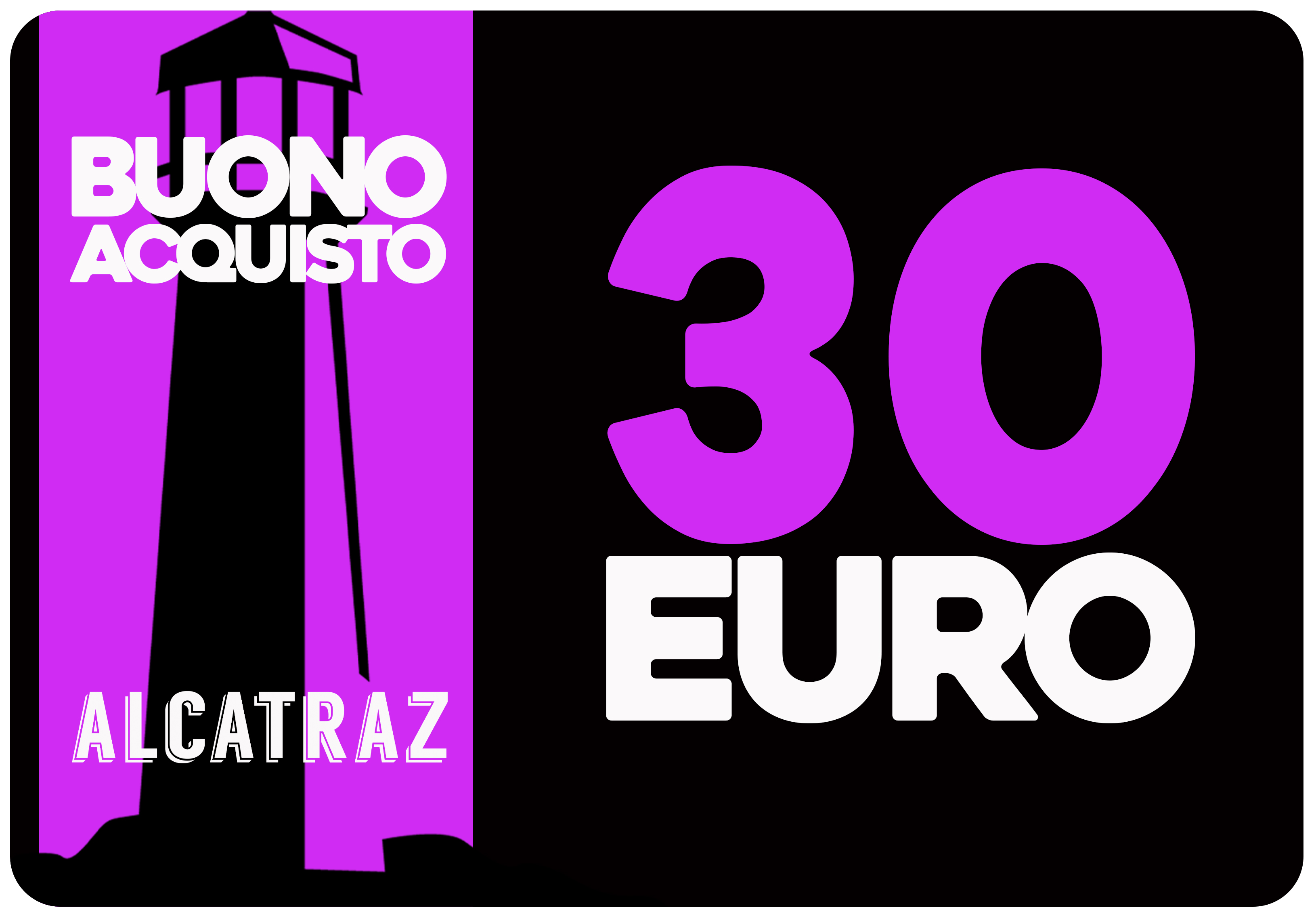 Buono acquisto 30 euro - Agenzia Alcatraz